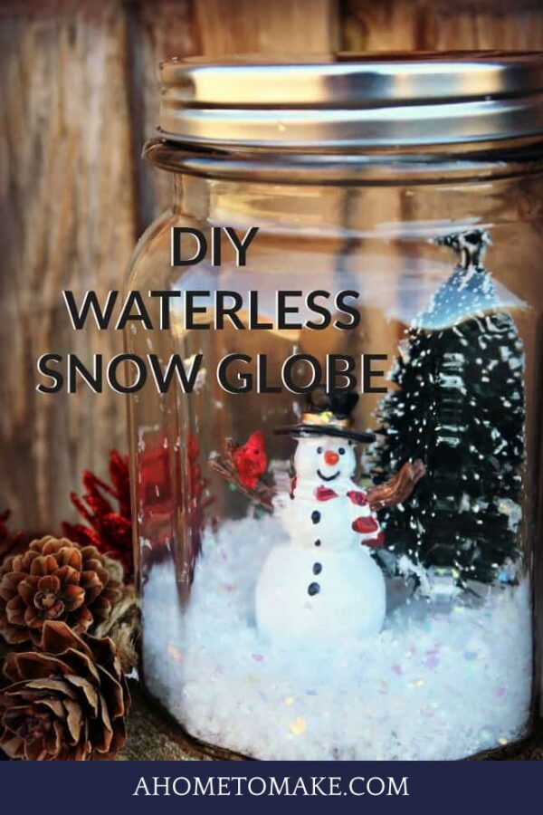 Easy Tutorial: DIY Waterless Snow Globe
