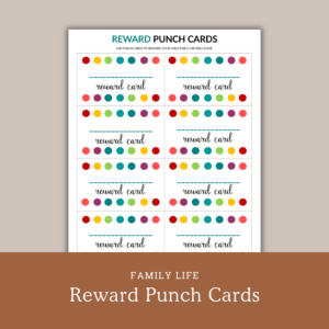 PDF: Reward Punch Cards - The Homemaker's Society