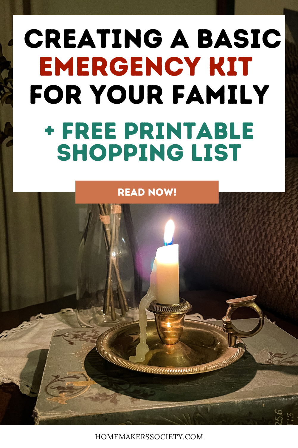 Create a Basic Emergency Kit for Your Family + Free Printable