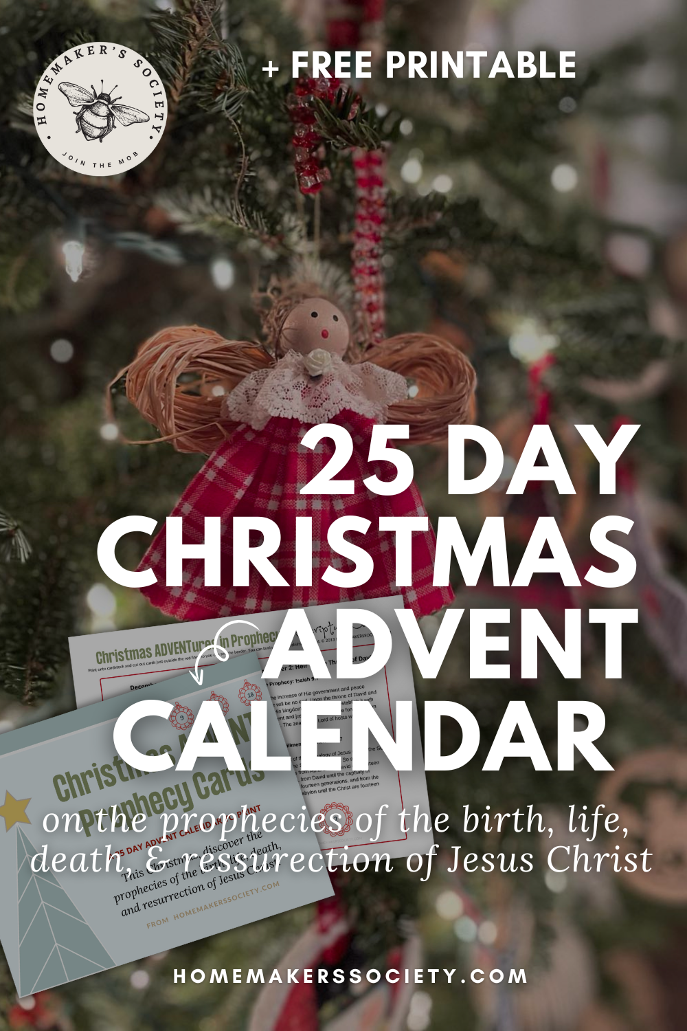 Christmas Advent Calendar: Scripture Cards | Free Printable