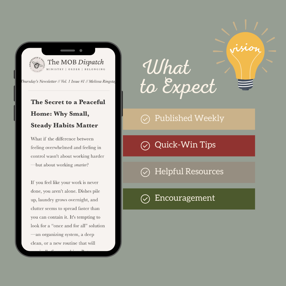 The MOB Dispatch: Your Weekly Homemaking Companion - The Homemaker's ...