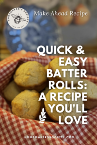 Easy Batter Rolls | Quick Yeast Rolls You Can Make Ahead
