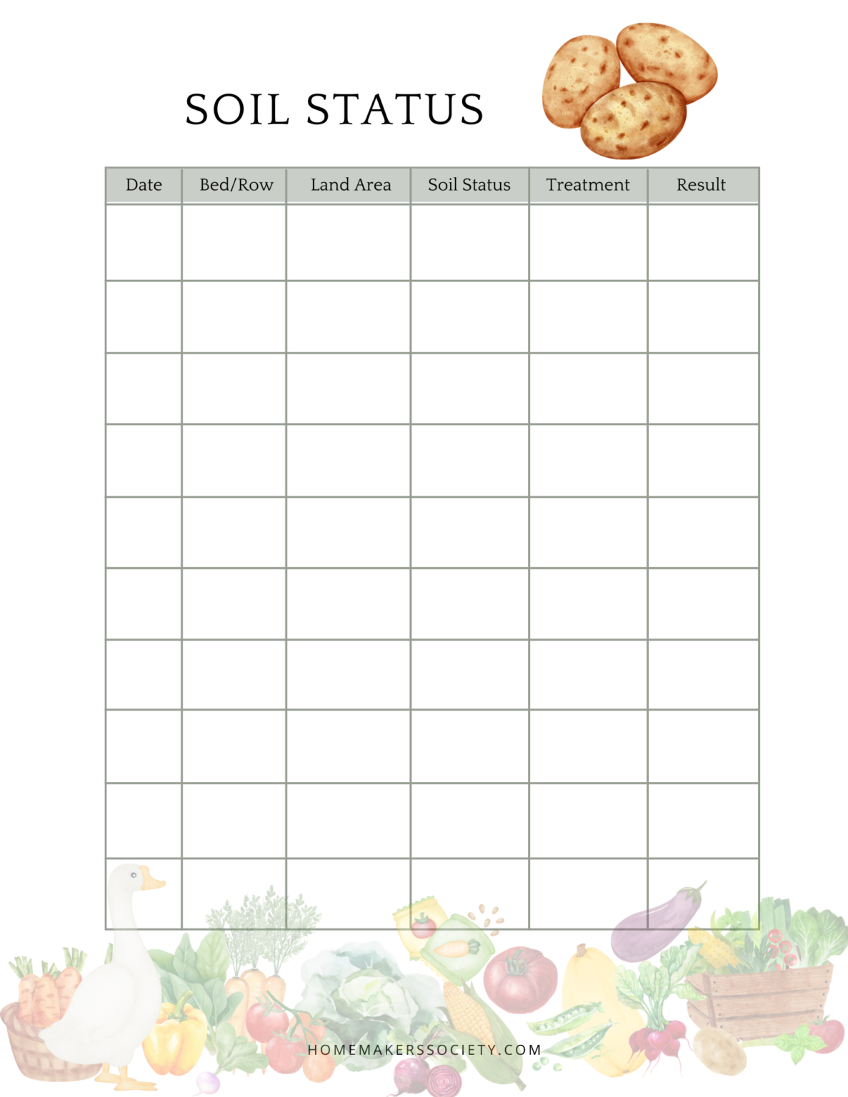 Free Printable Garden Planner (44 Pages to Print) - The Homemaker's Society