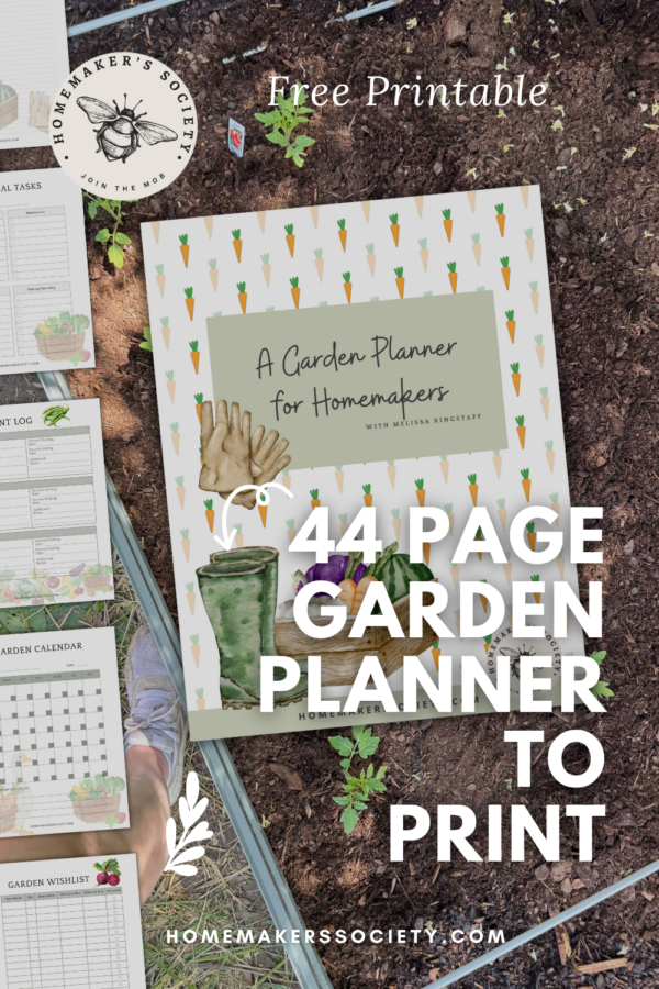 Free Printable Garden Planner (44 Pages to Print) - The Homemaker's Society