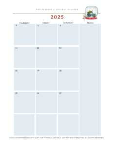 A Calm & Organized Christmas: Free Holiday Planner for Homemakers - The ...
